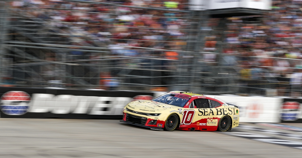 Ty Dillon reacts to Denny Hamlin fuming at him for racing hard at Dover ...