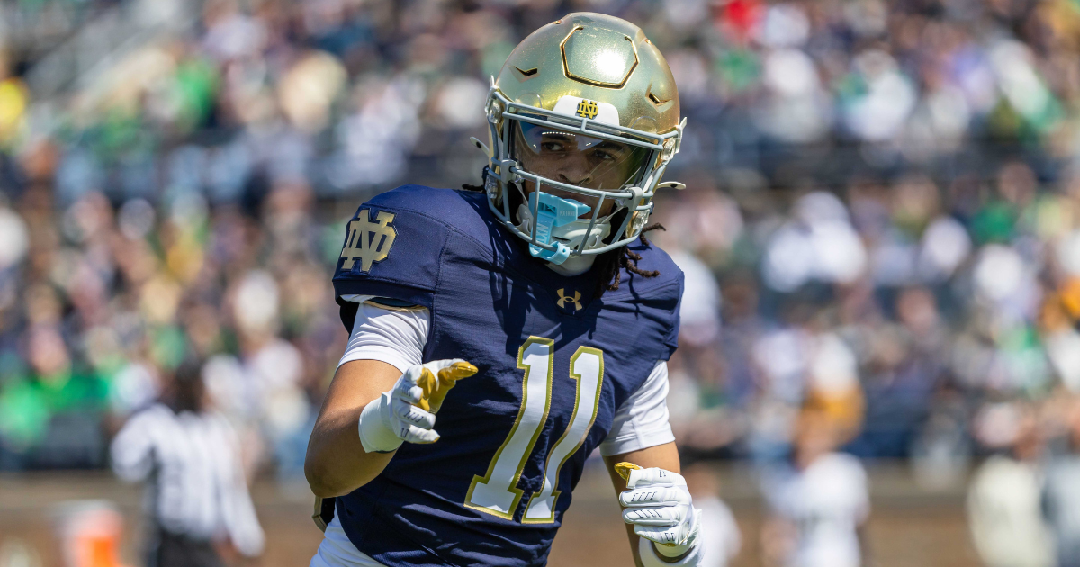 Notre Dame WR KK Smith enters NCAA Transfer Portal