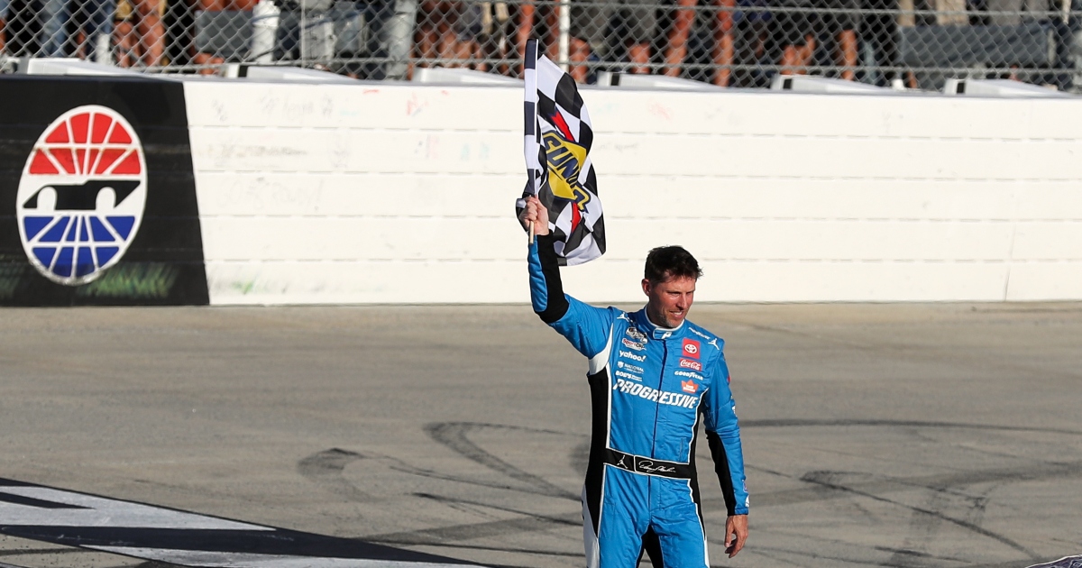 Denny Hamlin pressed on whether his post-Dover win comments upset ...