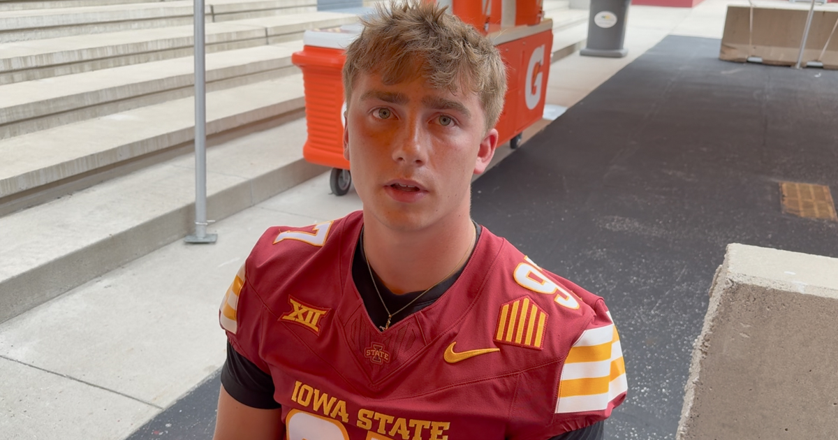 Cy-Hawk hero Kyle Konrardy prepares for second season as Iowa State's ...