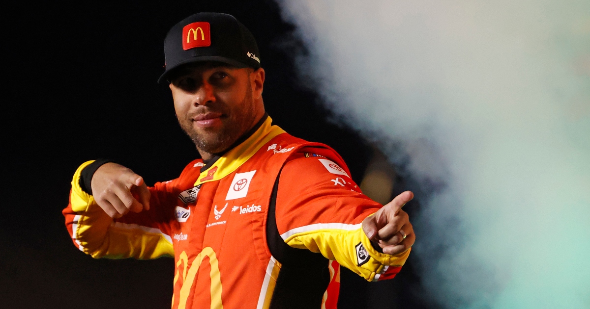 Bubba Wallace emotional after Brickyard 400 win, celebrates with family ...