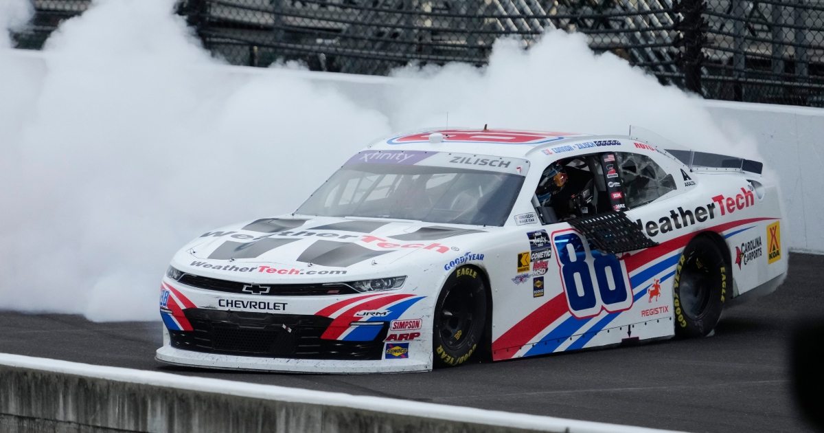 Connor Zilisch shows off crazy mid-race sticker movement, wants it ...