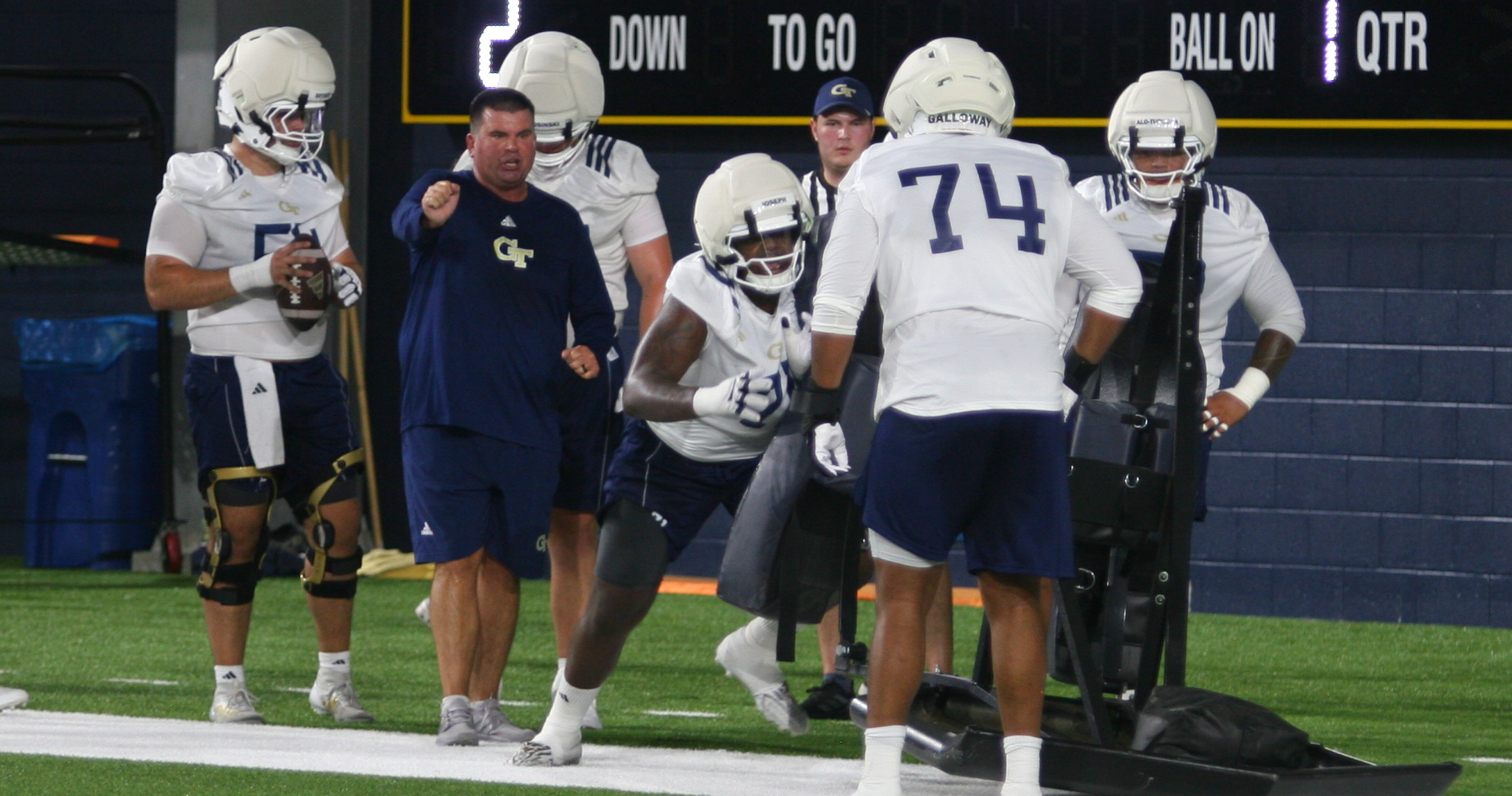 Huskers share early impressions of new O-line coach Geep Wade