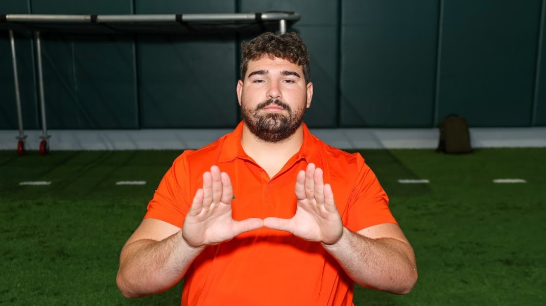 Miami OL Ryan Rodriguez weighs in off fall practice
