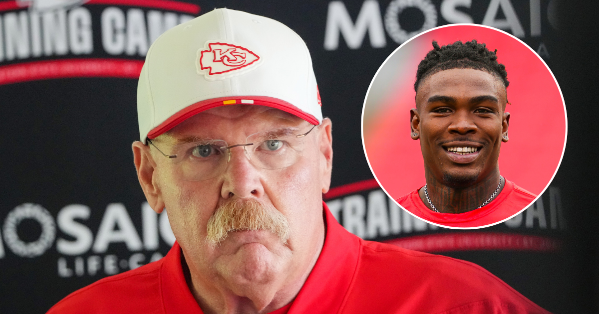 Andy Reid cracks joke about Rashee Rice in practice after recent court ...