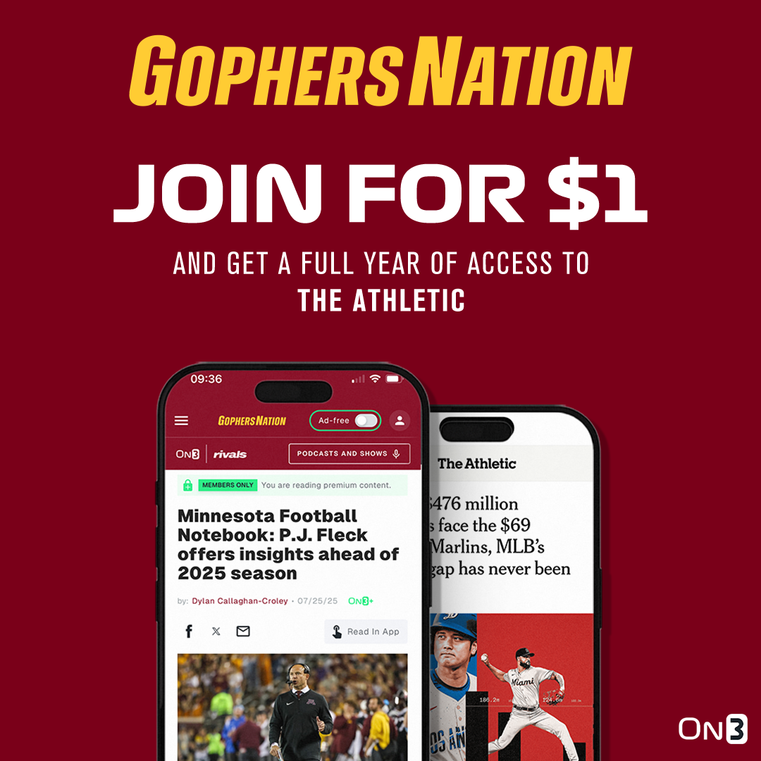 Special Offer: Get Gophers Nation for $1 the first week - On3
