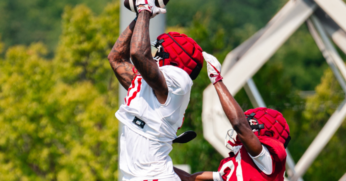 Monte Harrison's Inspiring Transition to Football with Razorbacks - BVM ...