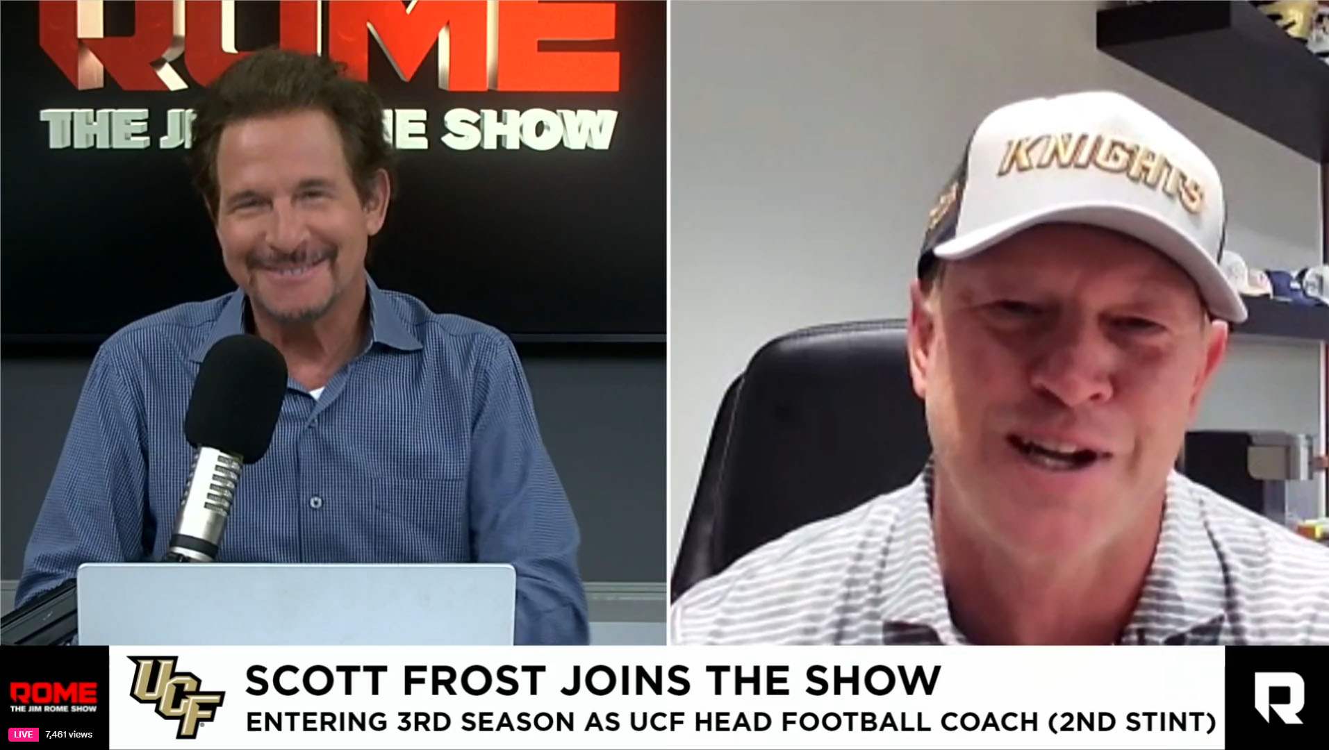 Scott Frost Talks UCF, NFL Lessons and More on Jim Rome Show
