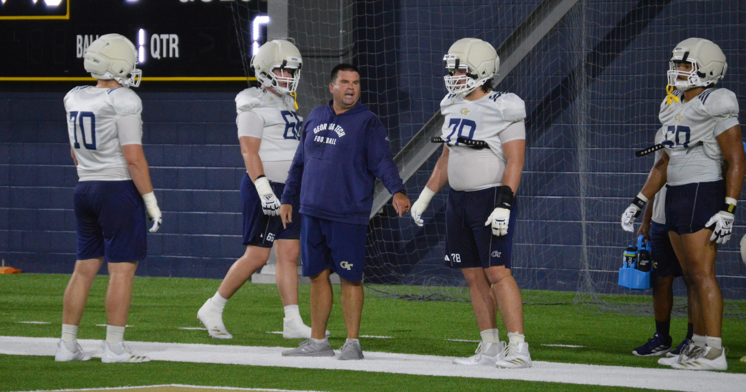 Georgia Tech's offensive line takes focus on Day 8 of Fall Camp - On3