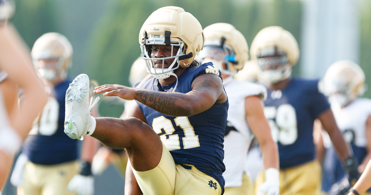 Notre Dame running back Kedren Young out for season with torn ACL