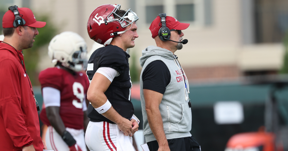 Ty Simpson on relationship with OC Ryan Grubb: 'That's my guy'