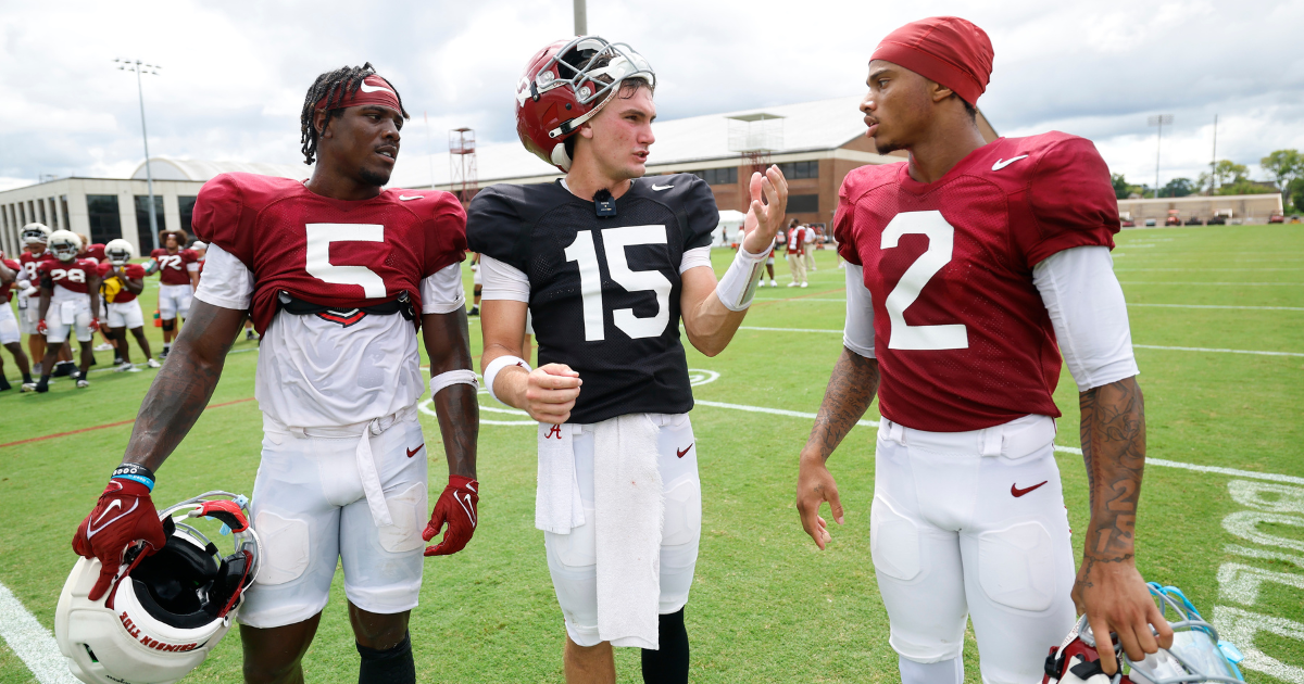 Ty Simpson excited about Alabama's group of 'studs' at WR