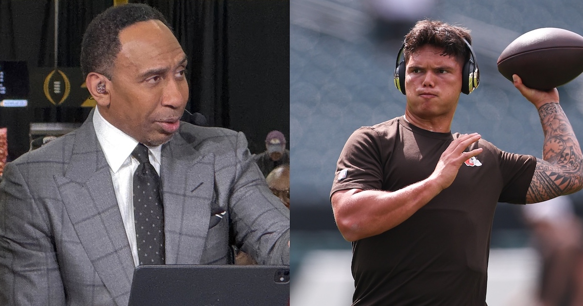 Stephen A. Smith blasts 'stupid' comments by Dillon Gabriel amid Shedeur Sanders competition - On3