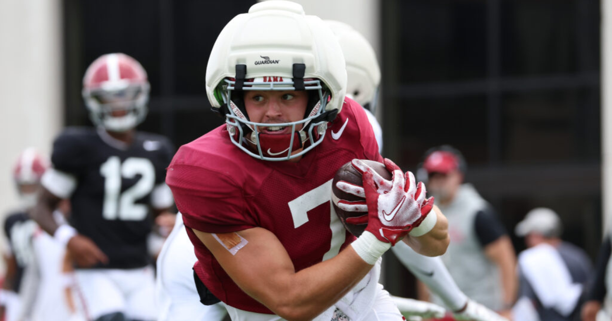 Alabama WR Cole Adams draws praise for 'mindset of a dog'