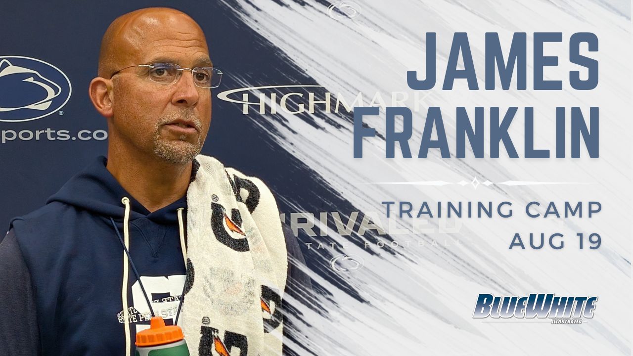 Penn State head coach James Franklin recaps team progress as training ...