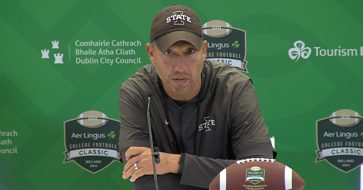 Iowa State's Matt Campbell talks Dublin arrival, preparations for ...