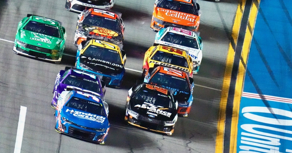 Ryan Blaney wins Coke Zero 400 in four-wide photo finish after epic ...