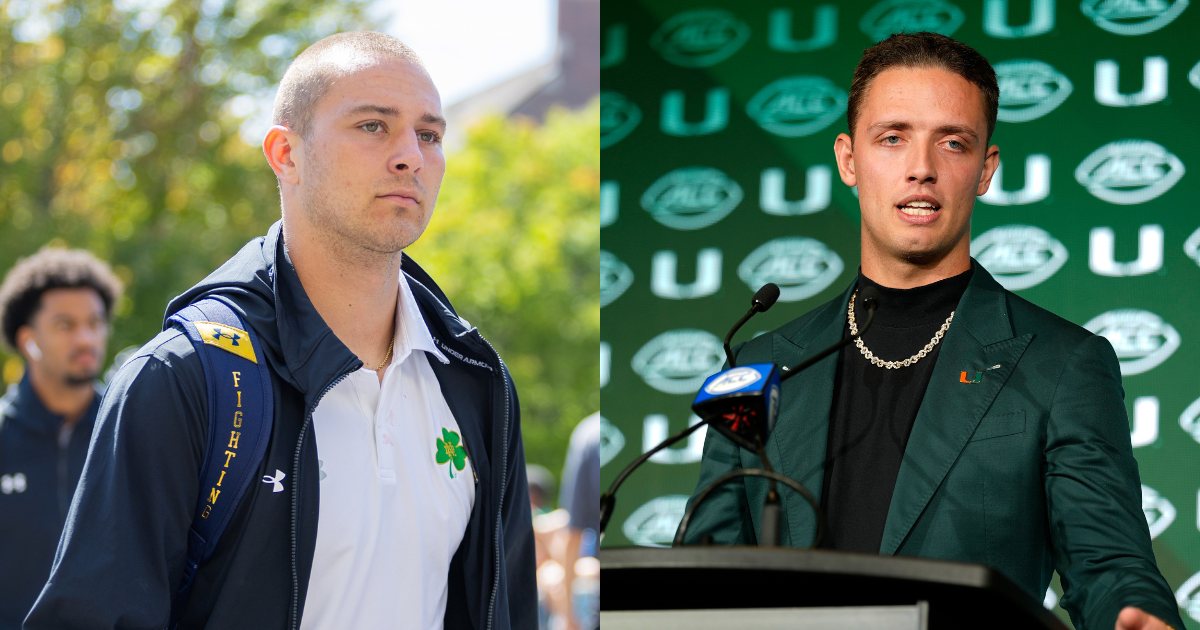 Four intriguing storylines for Notre Dame at Miami in Week 1