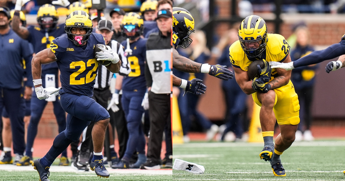 Michigan RBs coach breaks down Justice Haynes, Jordan Marshall