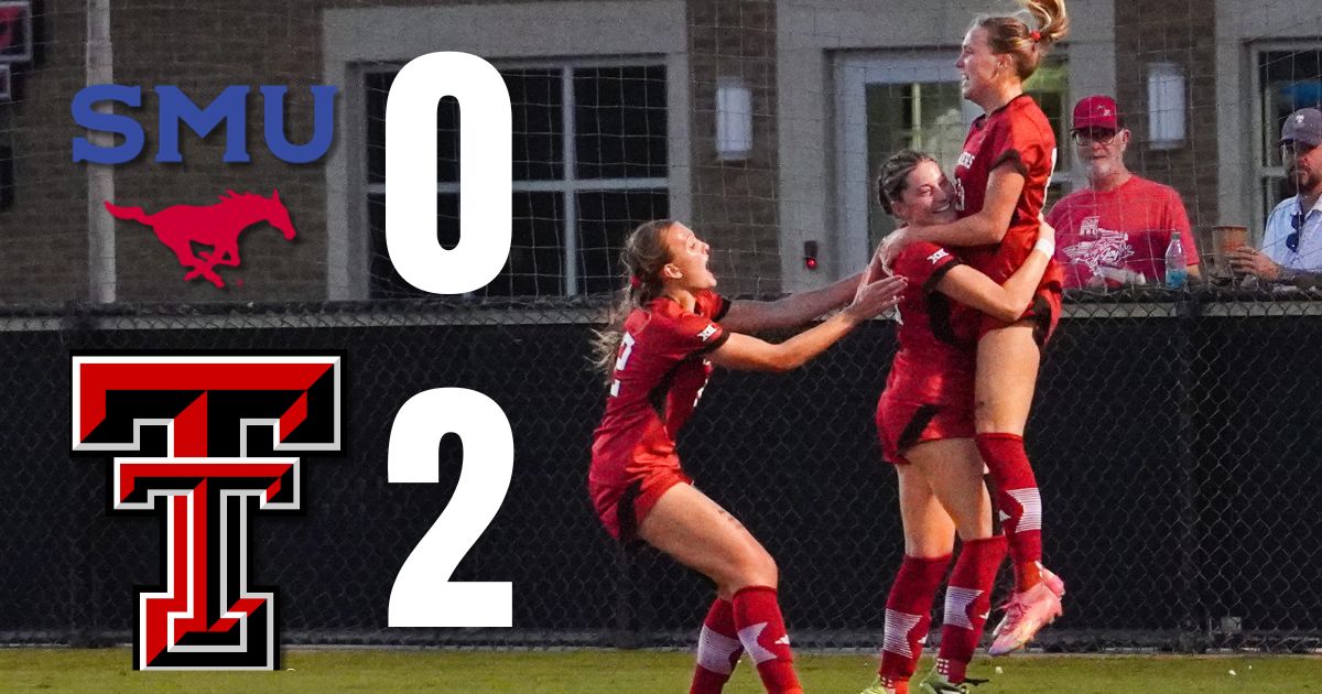 Texas Tech Back Line Stands on Business Shutting Out SMU 2-0