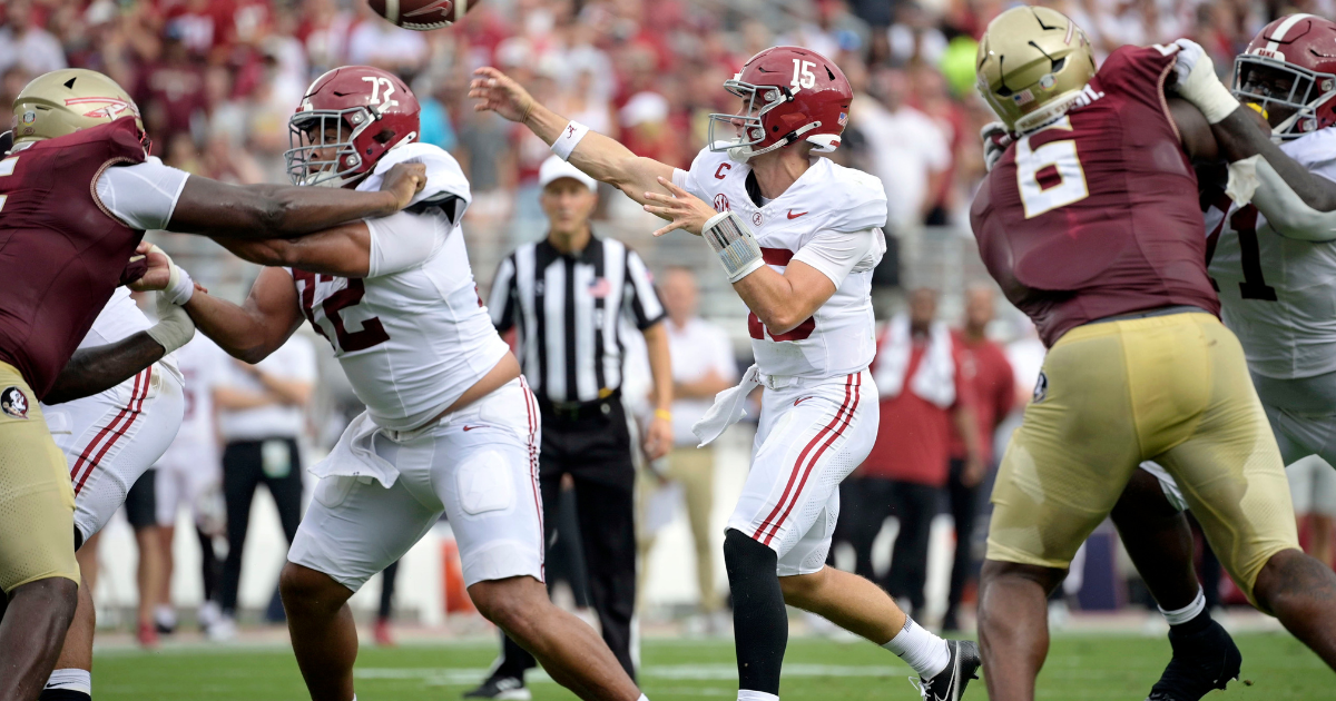 Kalen DeBoer, Ty Simpson assess Alabama QB's first career start