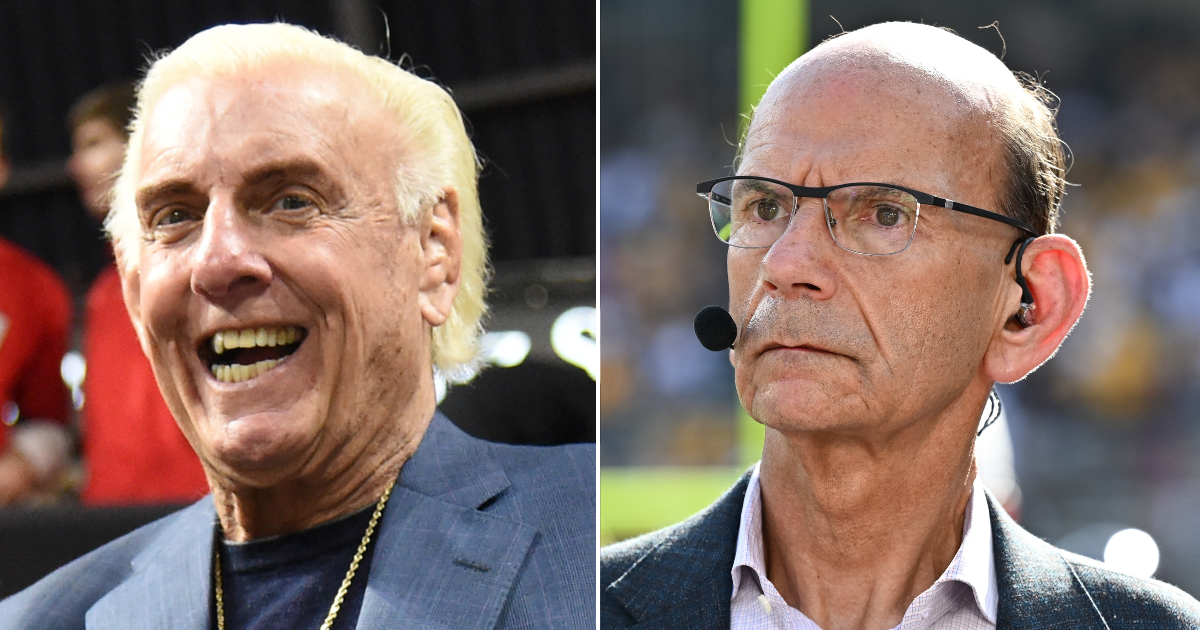 Ric Flair blasts Paul Finebaum over Alabama loss to Florida State, defends Ryan Day and Lincoln ...