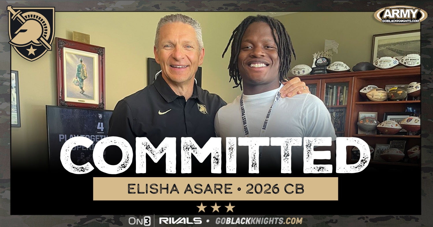 2026 CB Elisha Asare commits: “I knew West Point was home” - On3