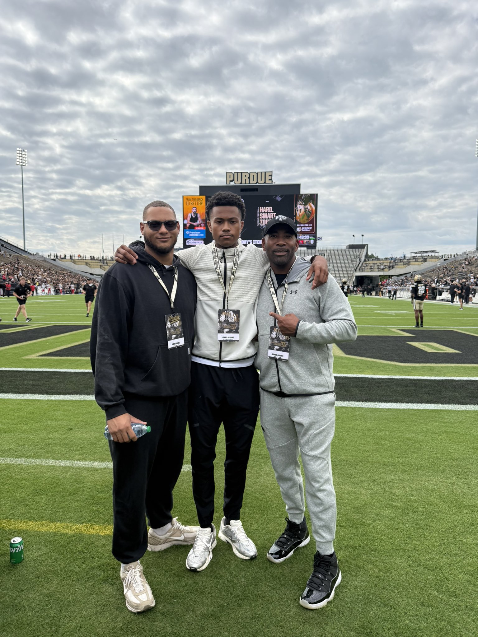 Four-star QB Israel Abrams high on Purdue after game day visit - On3