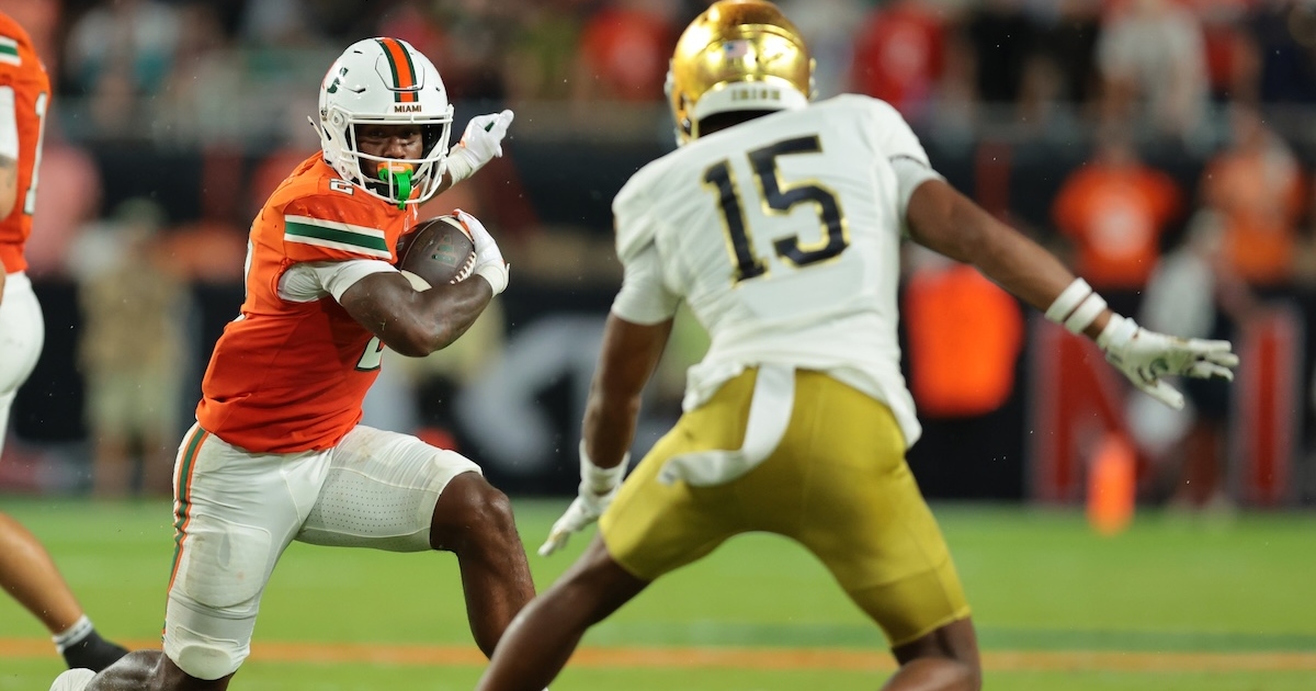 Jordan Lyle injury update: Mario Cristobal reveals latest on Miami RB ...