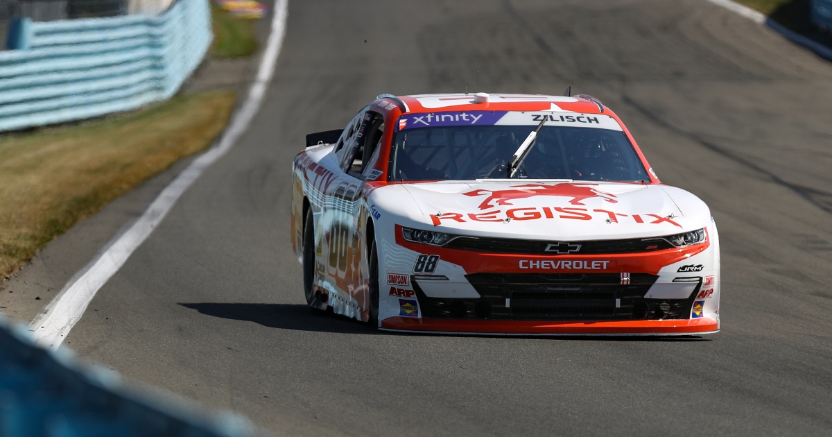 Denny Hamlin reacts to 'controversial' Connor Zilisch Xfinity win at ...