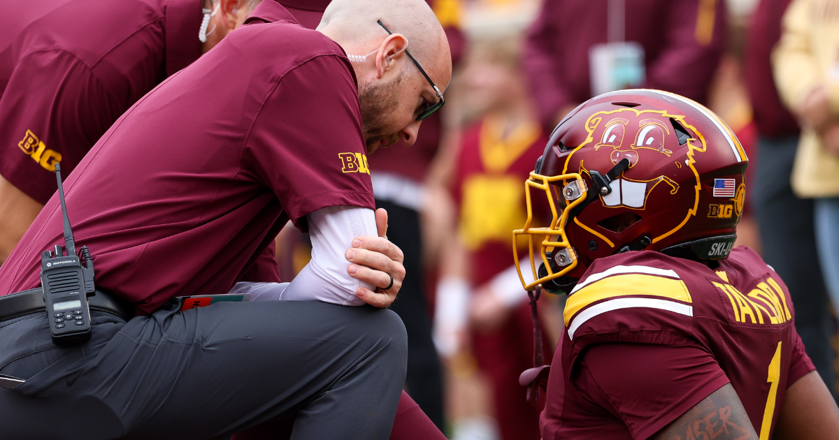 Minnesota HC P.J. Fleck offers update on Darius Taylor