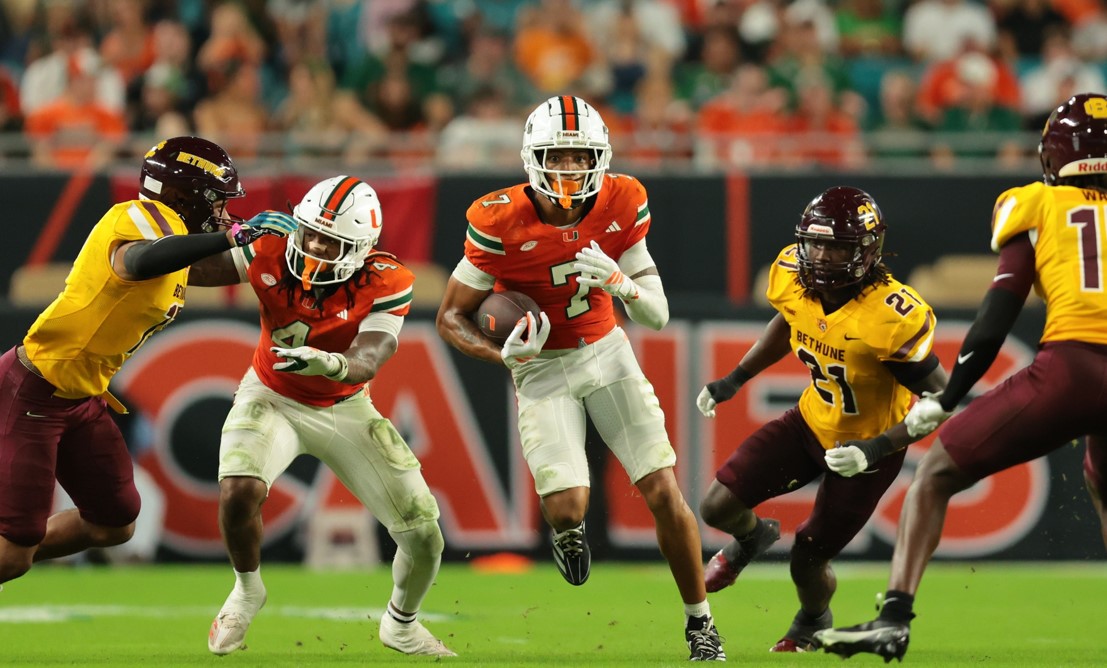 Miami WR CJ Daniels shares take ahead of USF game