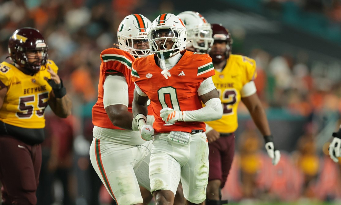 Miami DB Keionte Scott talks USF challenge