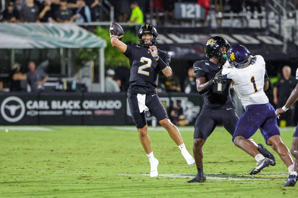 UCF QB Tayven Jackson focused on improvement