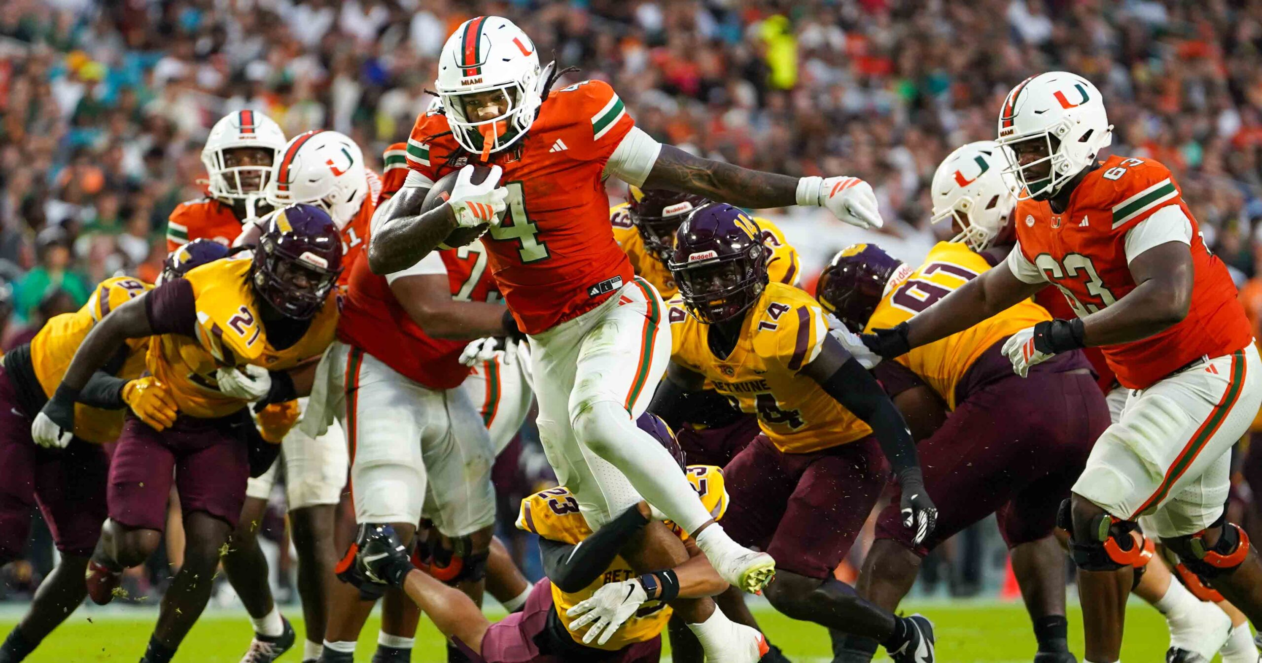 Mark Fletcher Jr. sets tone for Miami's offense