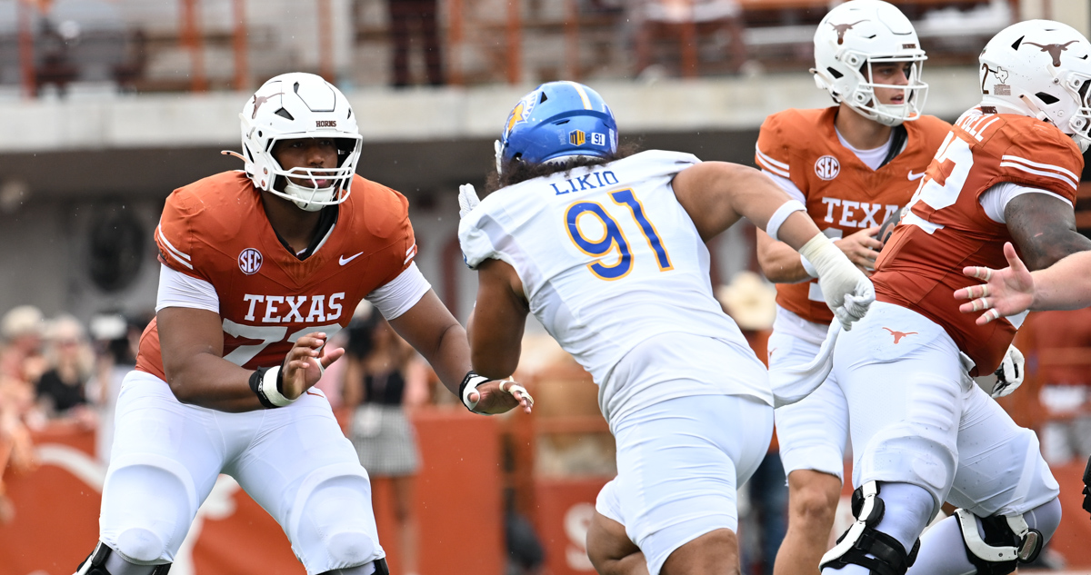 Which Texas Longhorns offensive players had the most snaps in the 2025 ...