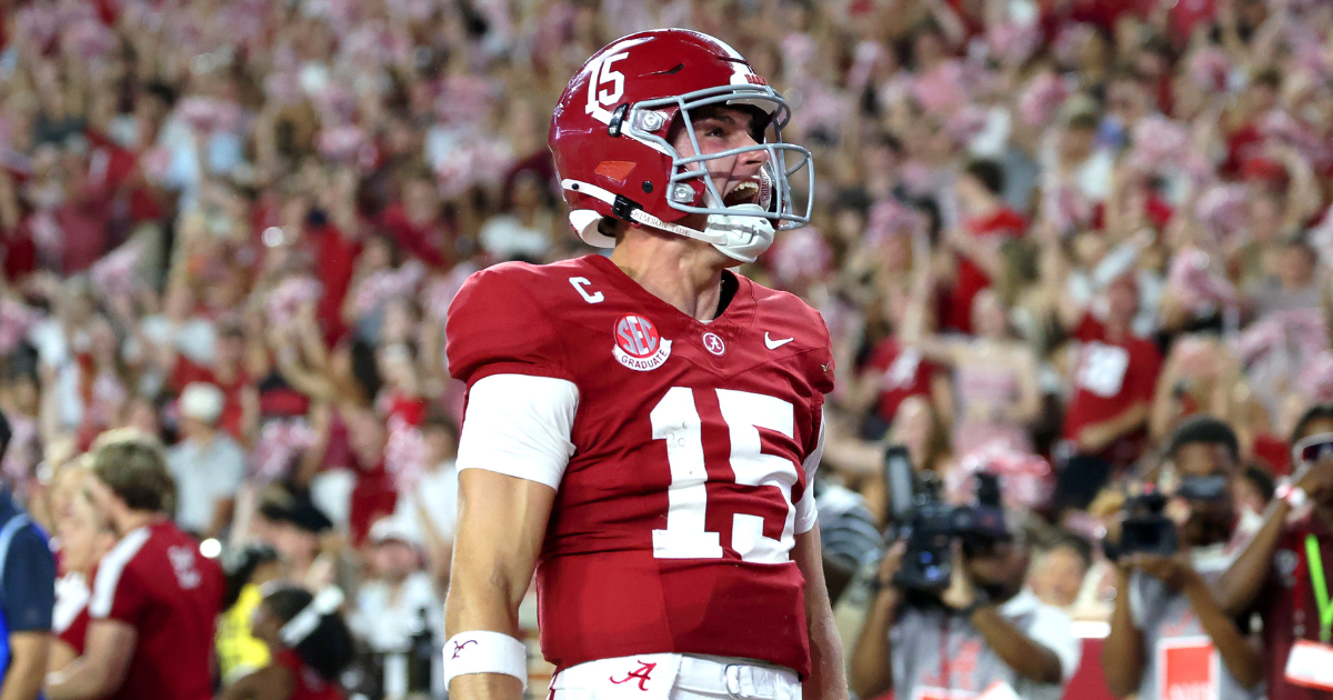 Kirby Smart labels Ty Simpson 'hottest quarterback in college football ...