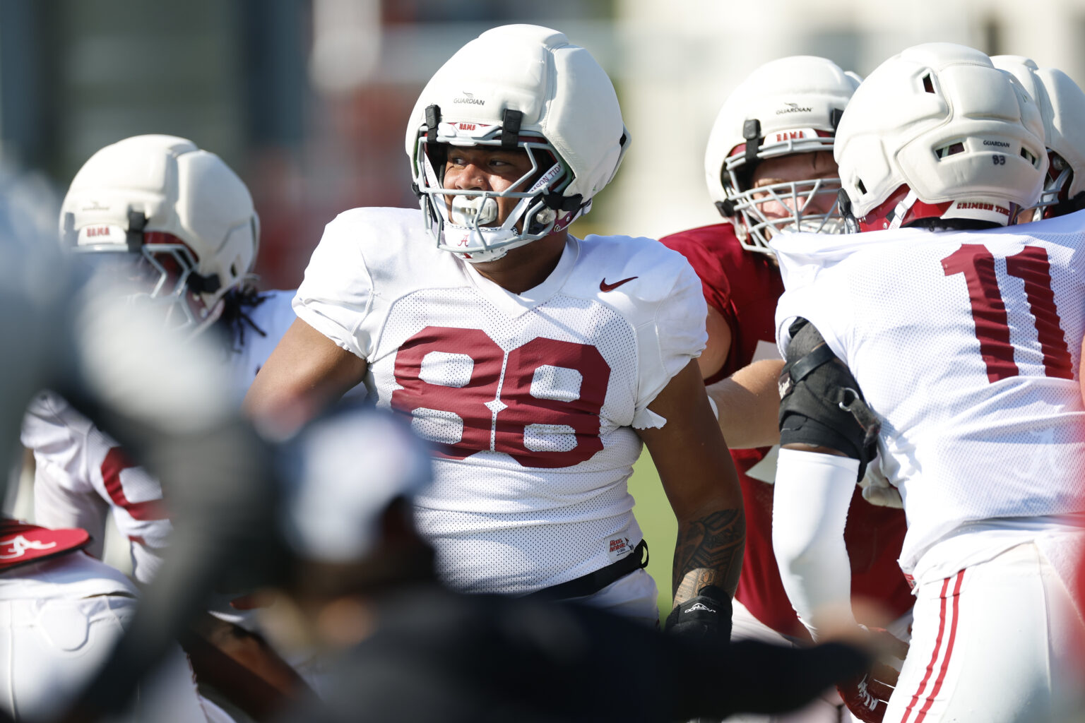 Photos: Alabama hits field for first practice of Wisconsin week