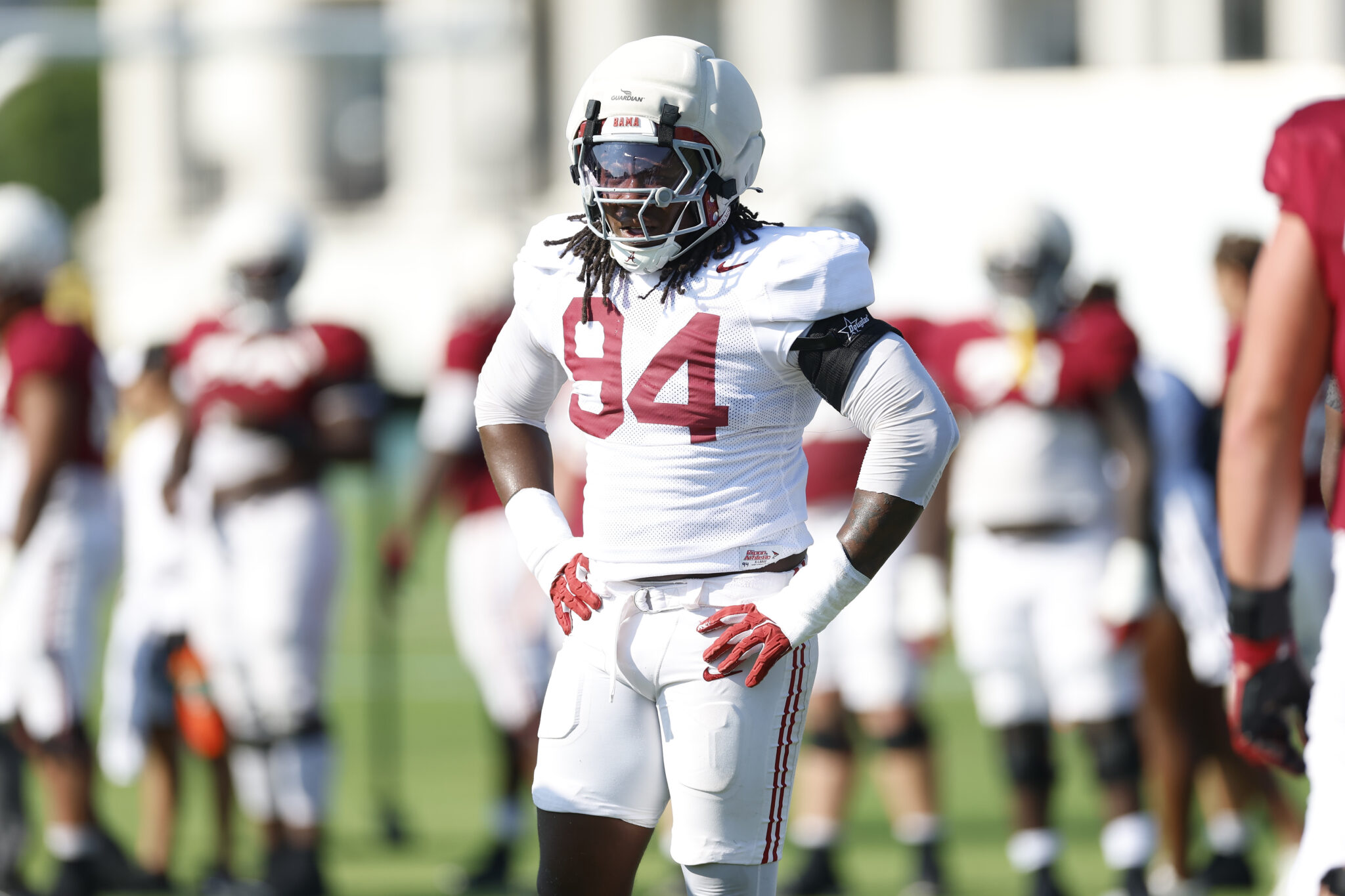 Photos: Alabama hits field for first practice of Wisconsin week