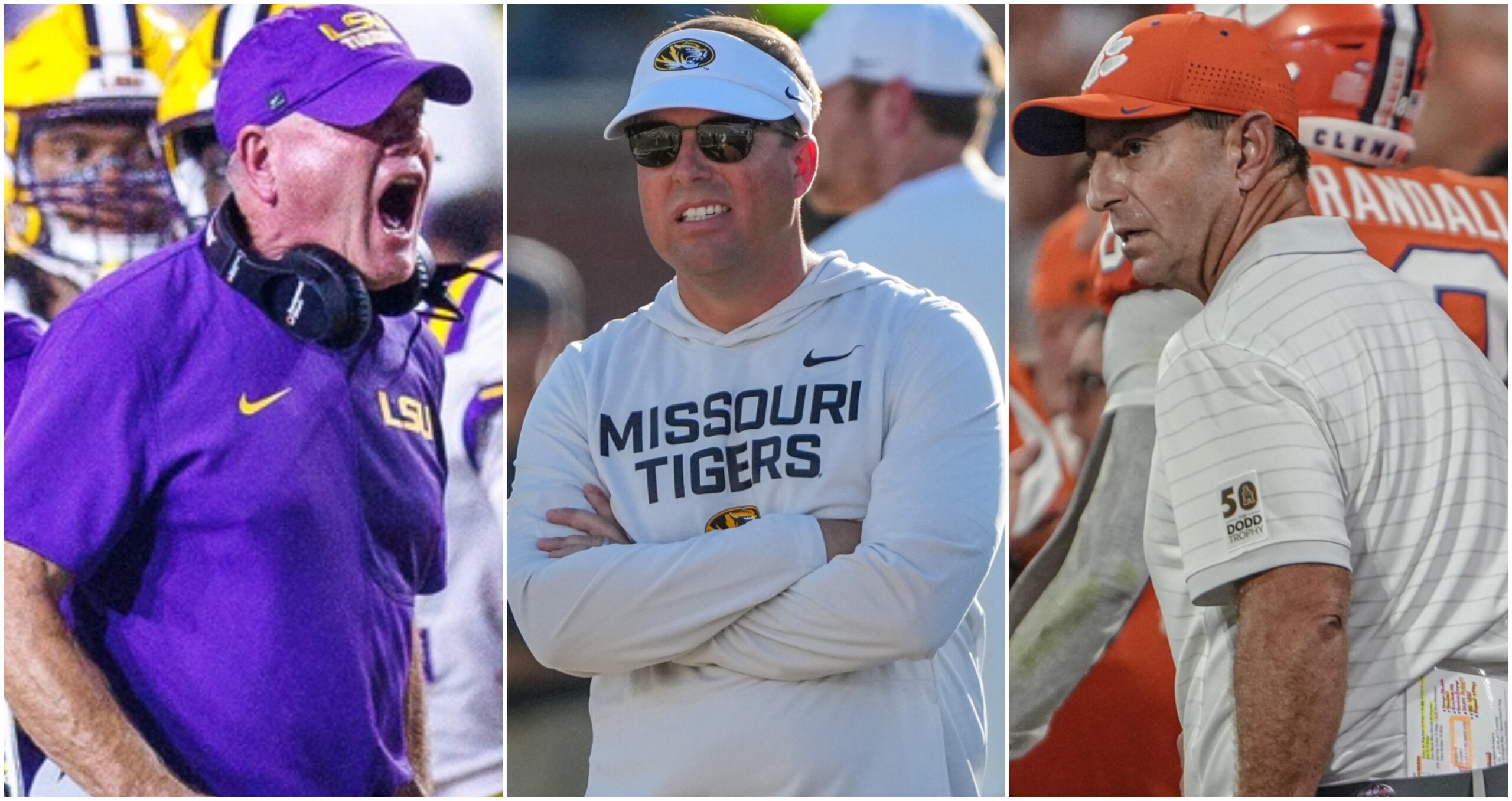 Eli Drinkwitz mocks Dabo Swinney-Brian Kelly grades, ‘final exam’ while ...