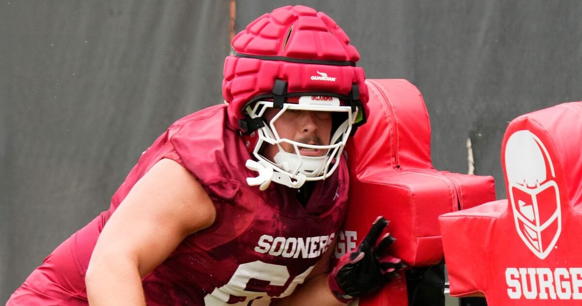 OU offensive tackle Derek Simmons settling in with Sooners