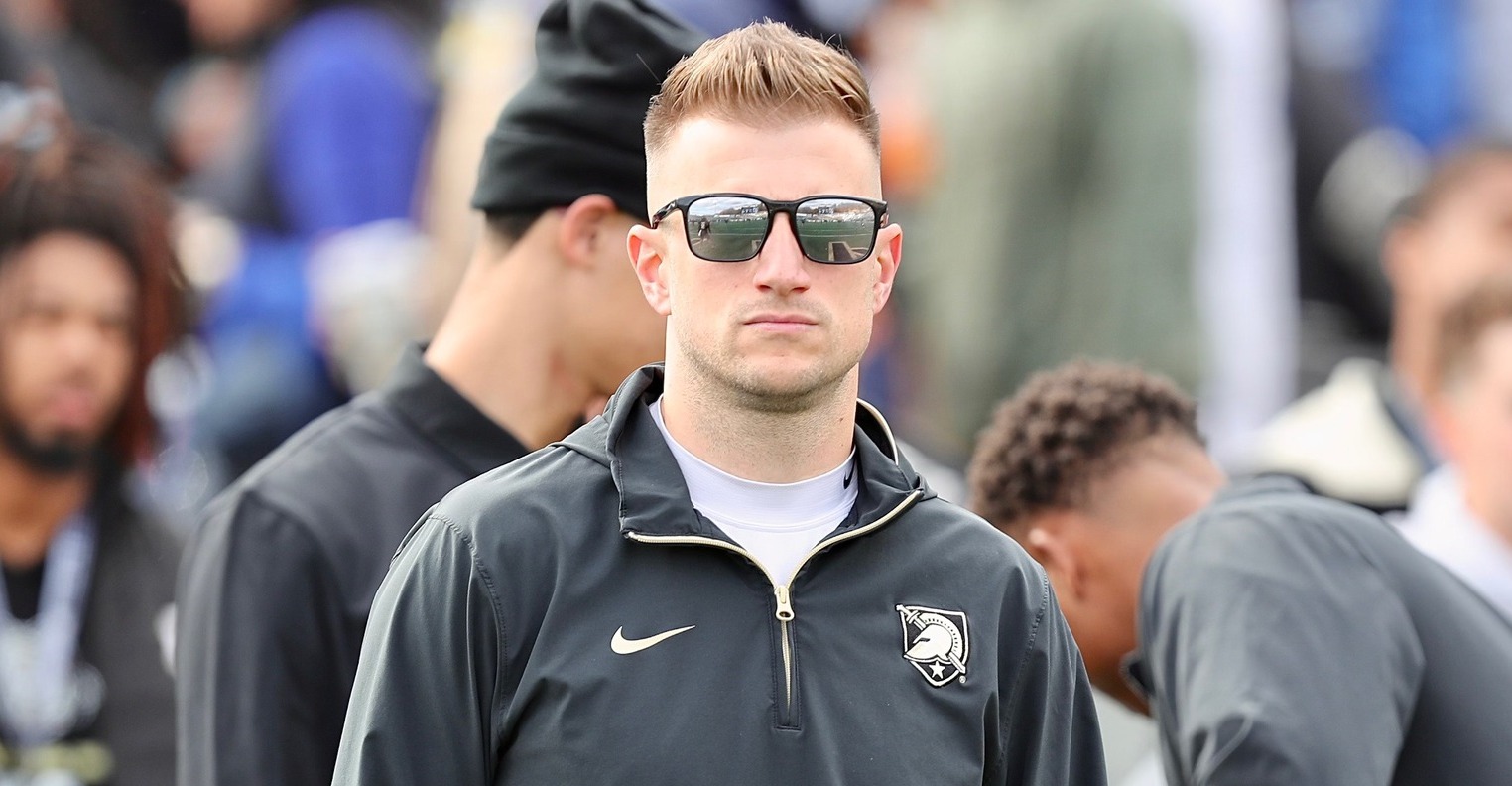 Post Practice (9/9) Video One-on-One Interview with Army OC Cody Worley ...