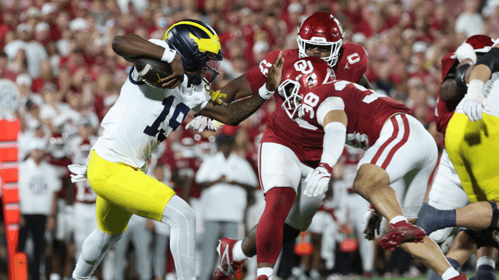 Sherrone Moore, Chip Lindsey offer differing public comments on ...