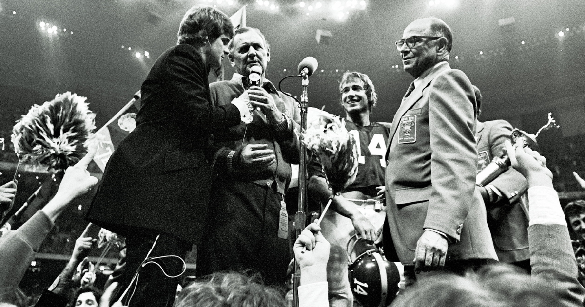 Alabama Football celebrates 1975 SEC Championship team