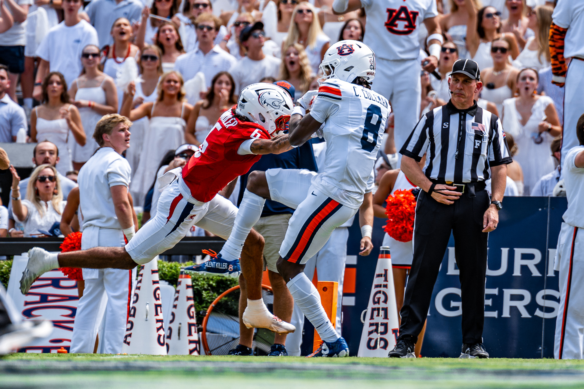 Coleman scores first touchdown in Auburn win - On3