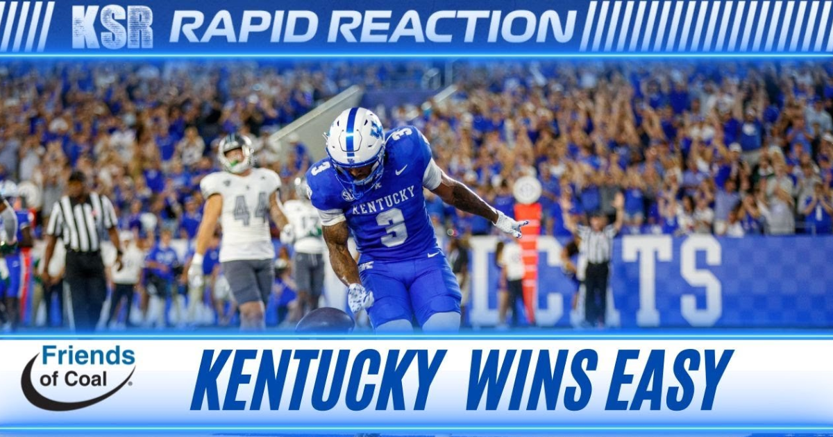 Watch KSR's Rapid Reaction after Kentucky beat Eastern Michigan in ...