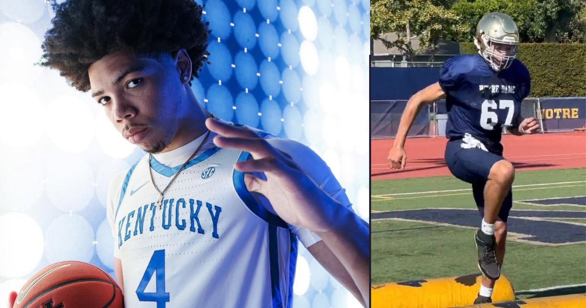 Tyran Stokes is catching TD passes on the football field - maybe Mark ...