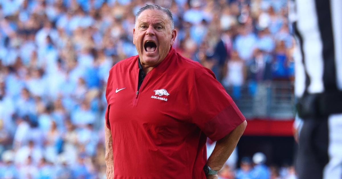 Sam Pittman calls out officiating on Ole Miss' final touchdown: 'If ...