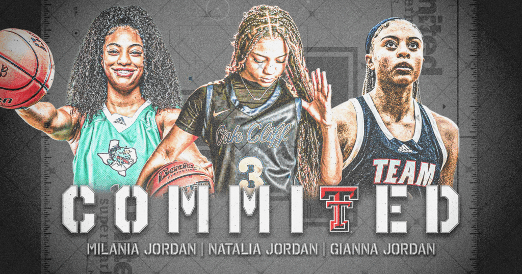 Texas Tech Lady Raiders Land 4⭐️ Gianna Jordan, Milania Jordan & Natalia Jordan