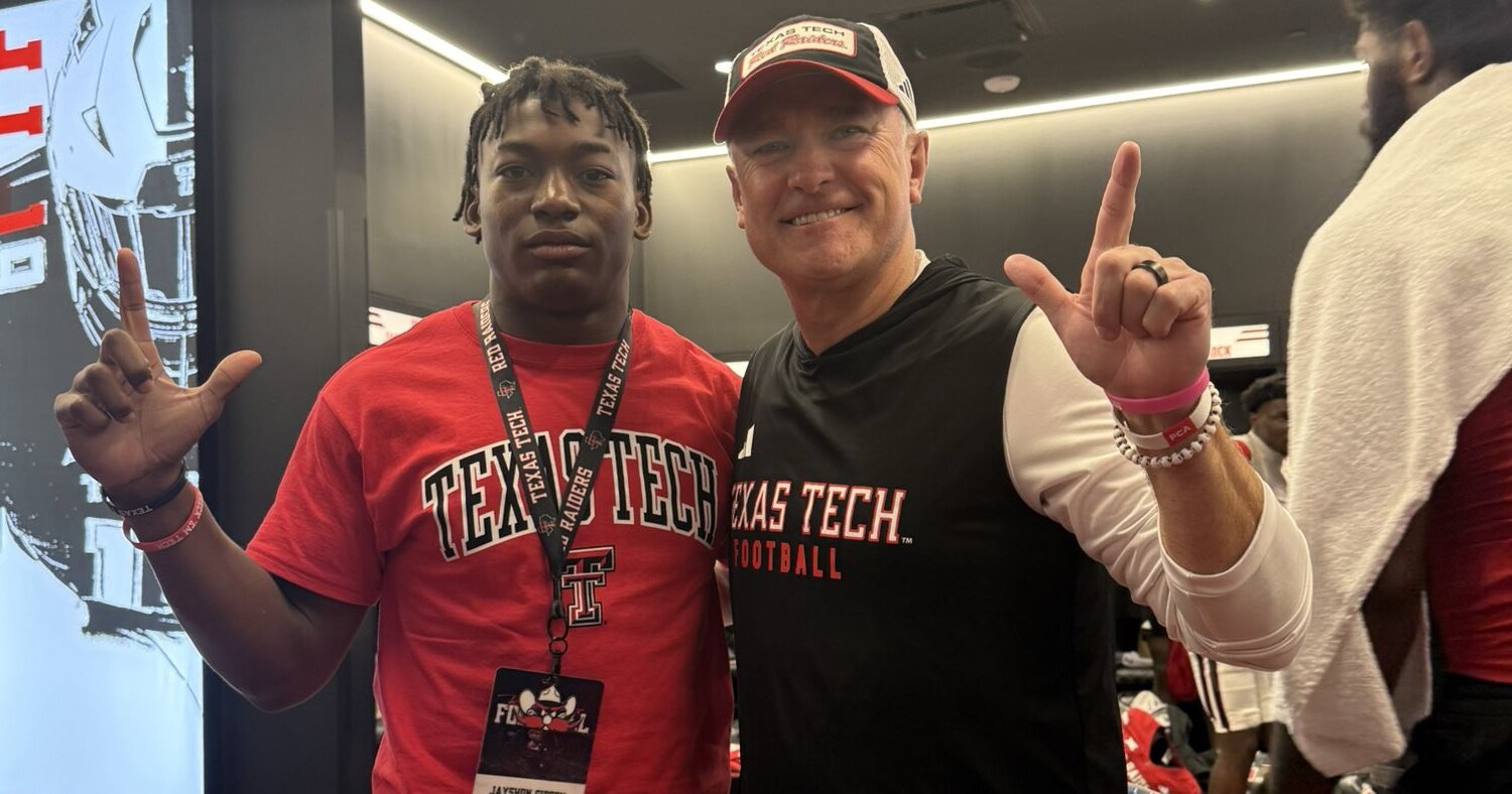 RB Jayson Gibson has "great" visit in Lubbock - On3